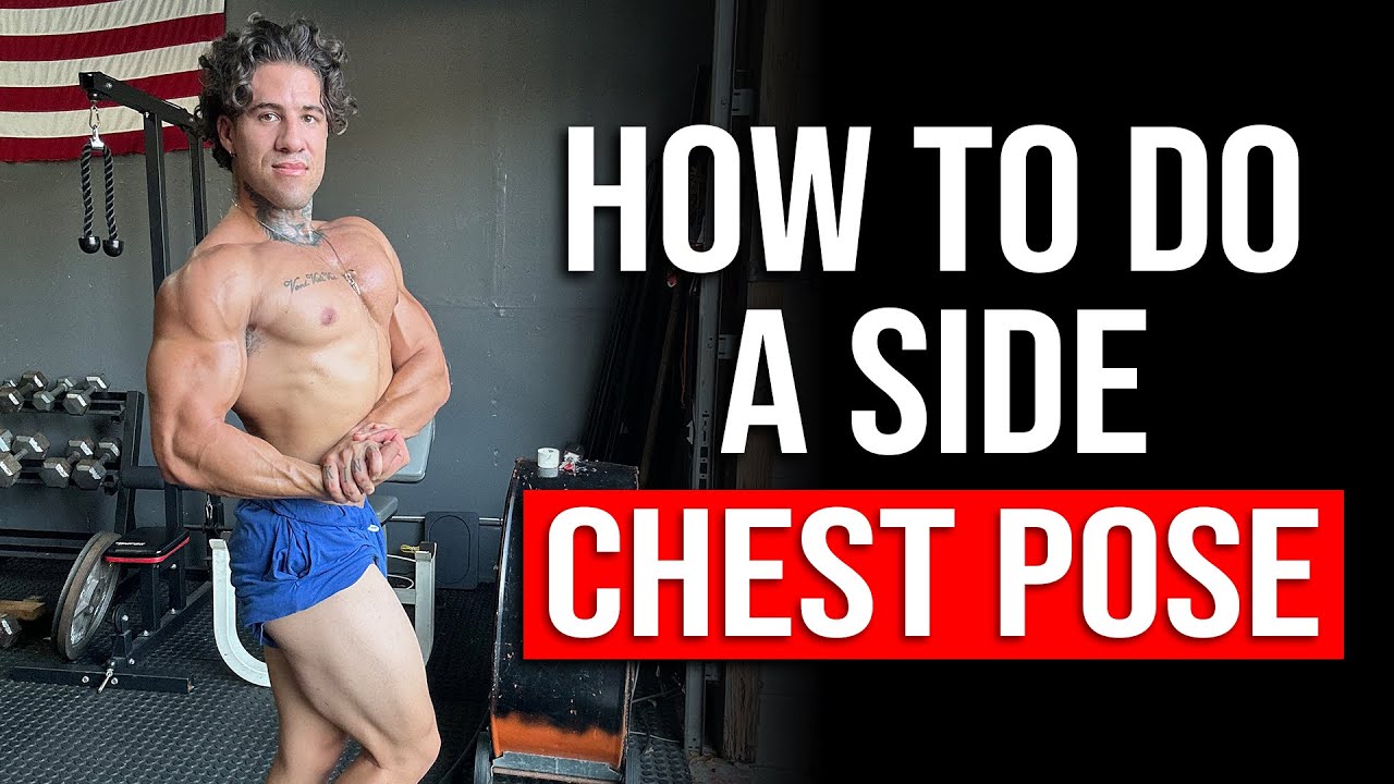 How to do a side chest pose for beginners - YouTube