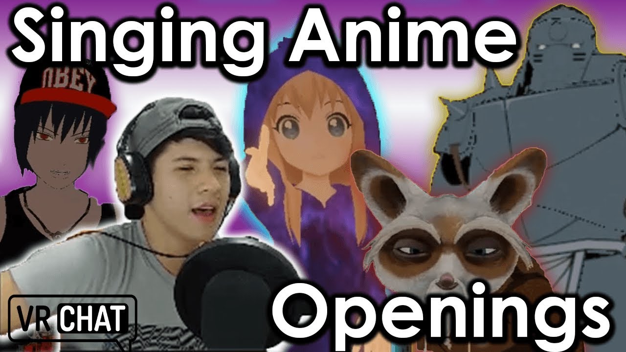 VRChat Singing Anime Openings #2 - YouTube