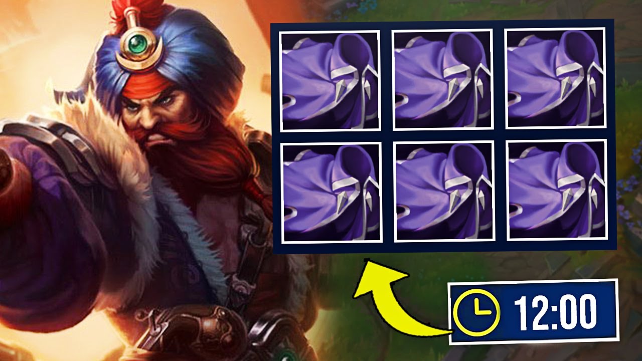 6 Cloak Gangplank (100% Crit in 12 minutes) - YouTube