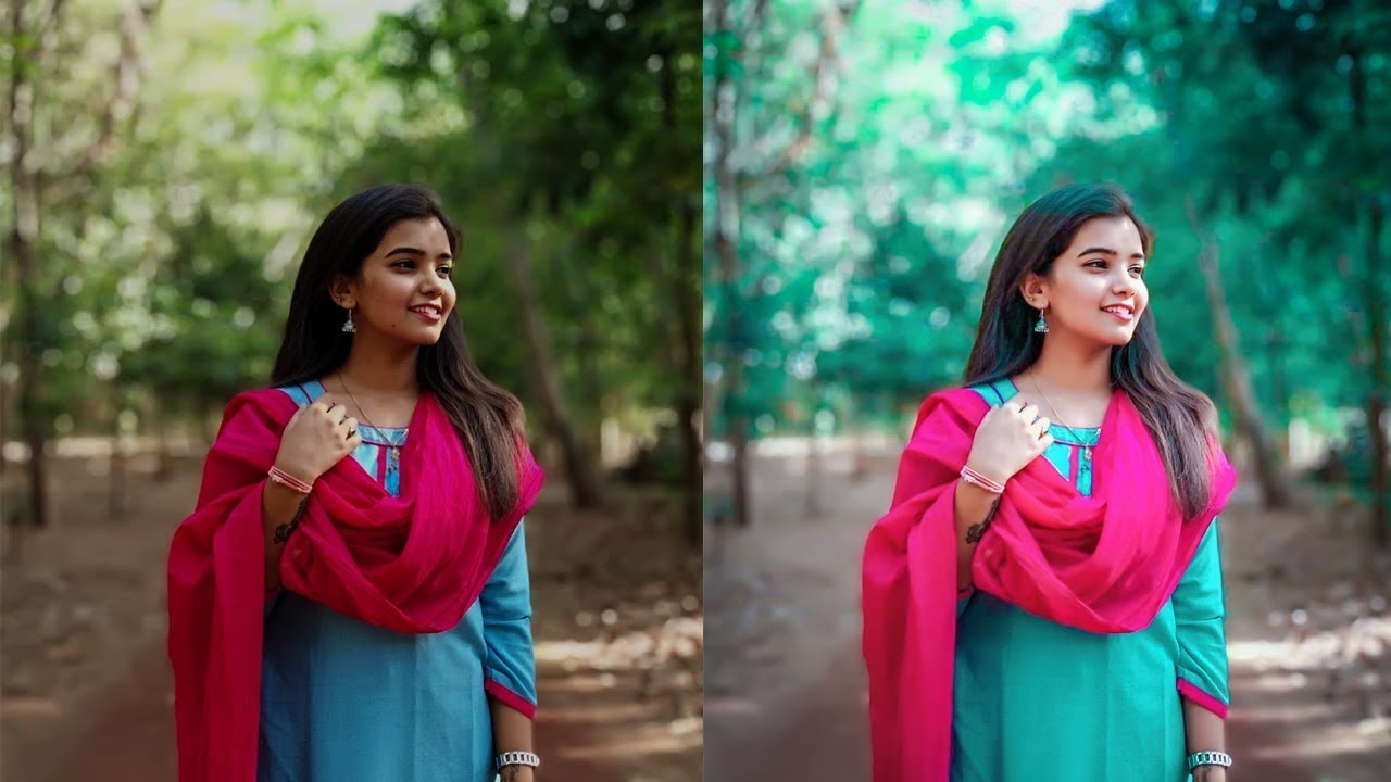 Red & Blue Color Grading Photoshop CC 2019 Tutorial - YouTube