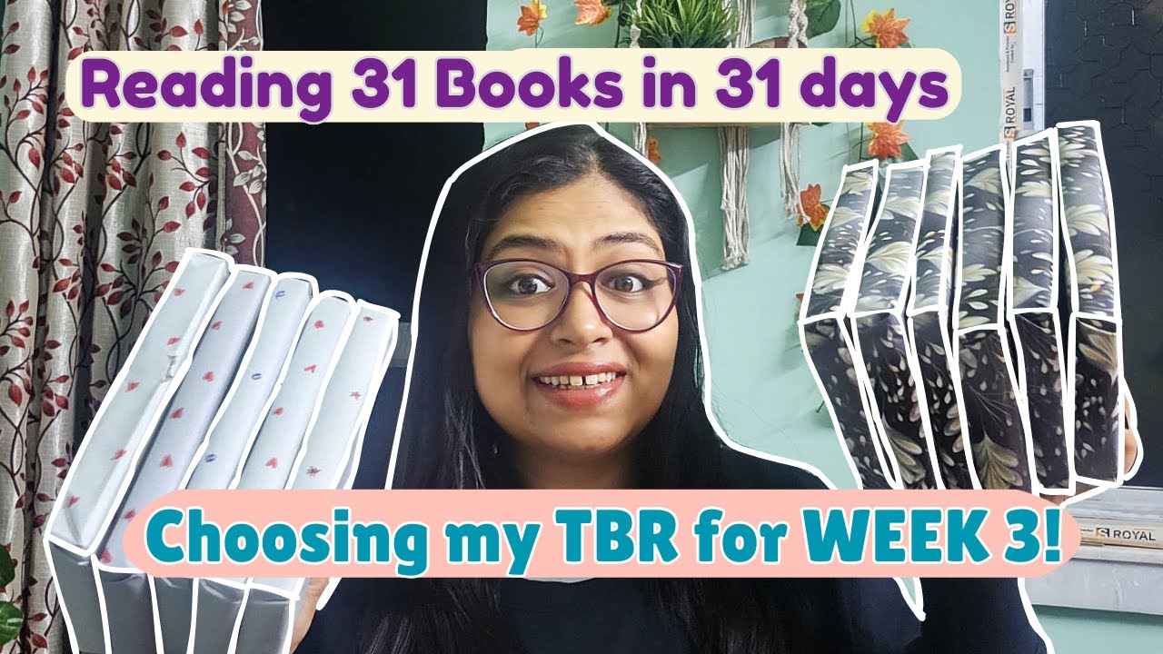Reading 31 BOOKS in 31 DAYS 📚 in December! 📚 Choosing books for WEEK 3 ...