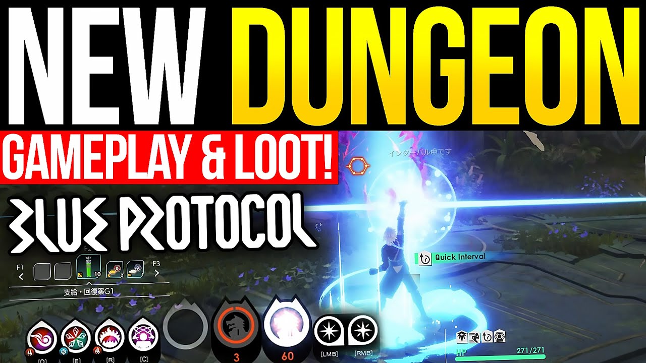 Blue Protocol - NEW DUNGEON! Mage Gameplay! - YouTube