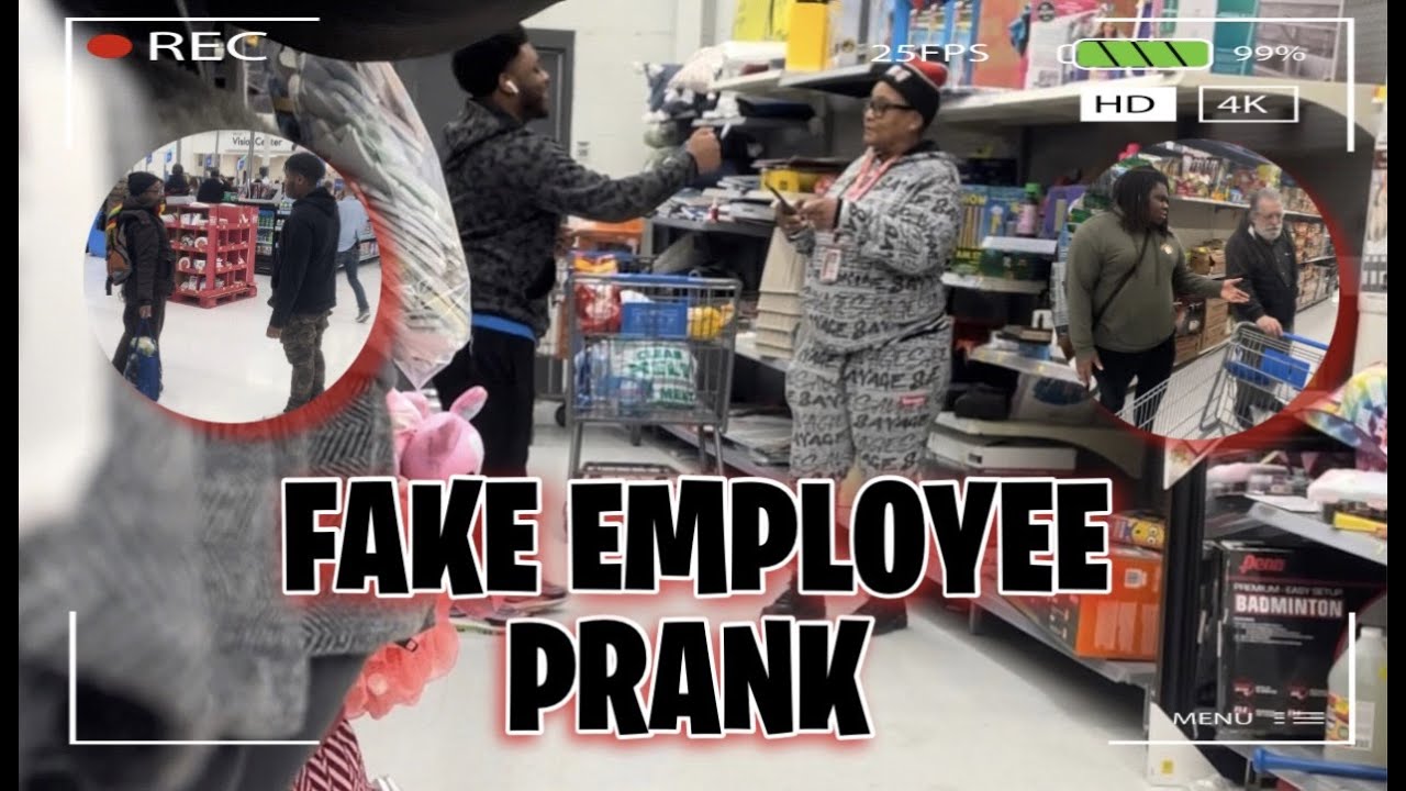 Fake Store Employee Prank! *Cussed Out* - YouTube