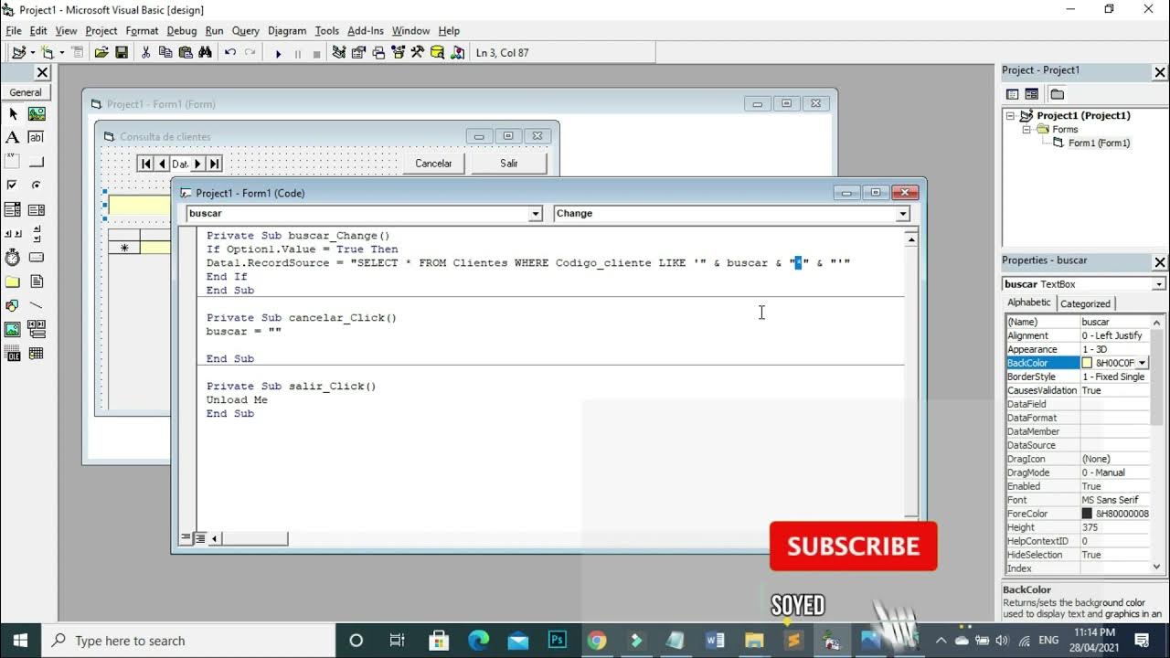 Consultas animados con SQL y VB6 - YouTube