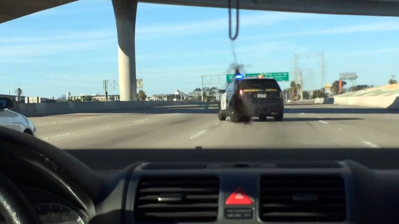 Police car is dancing - YouTube