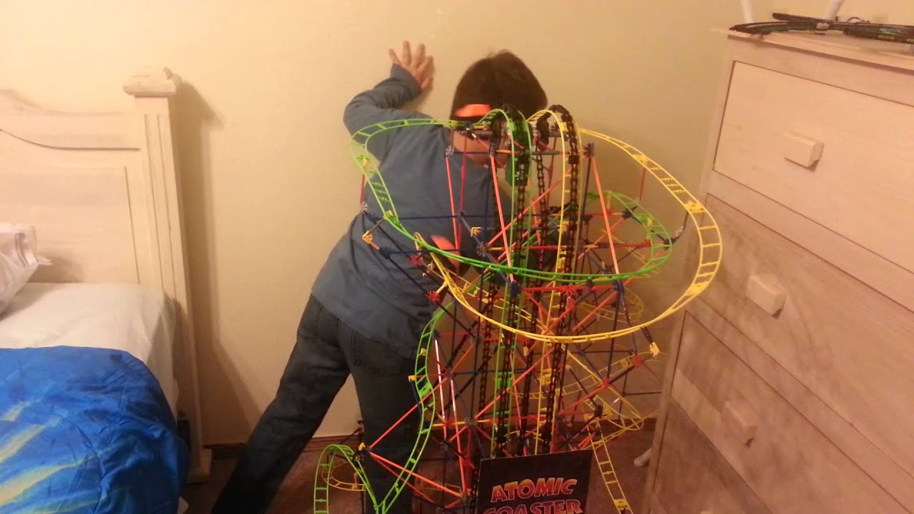 Grant's K'nex Atomic Coaster - YouTube