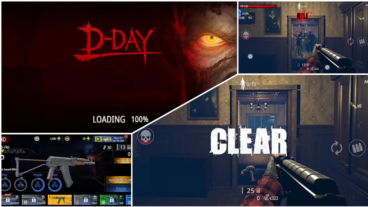 zombie hu😱😱😱 games Ajay cg 07 game - YouTube