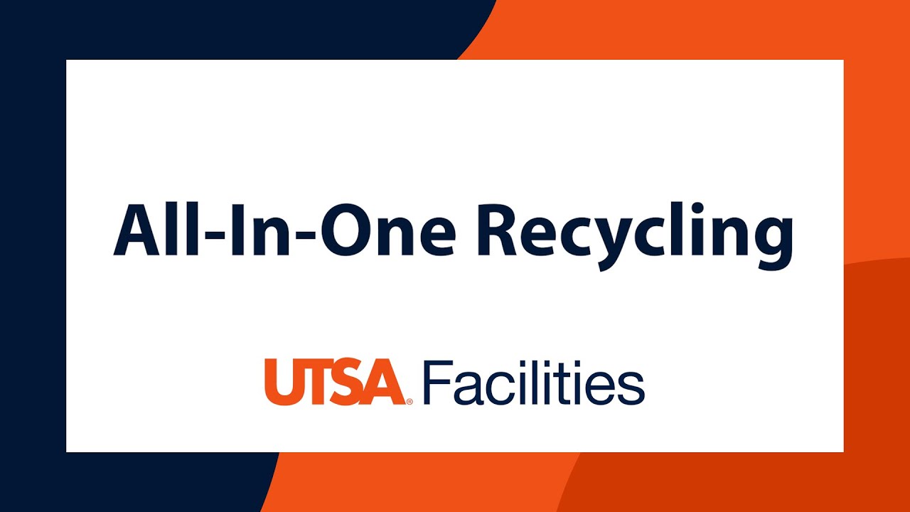 Make a Big Difference with All-in-One Recycling - YouTube