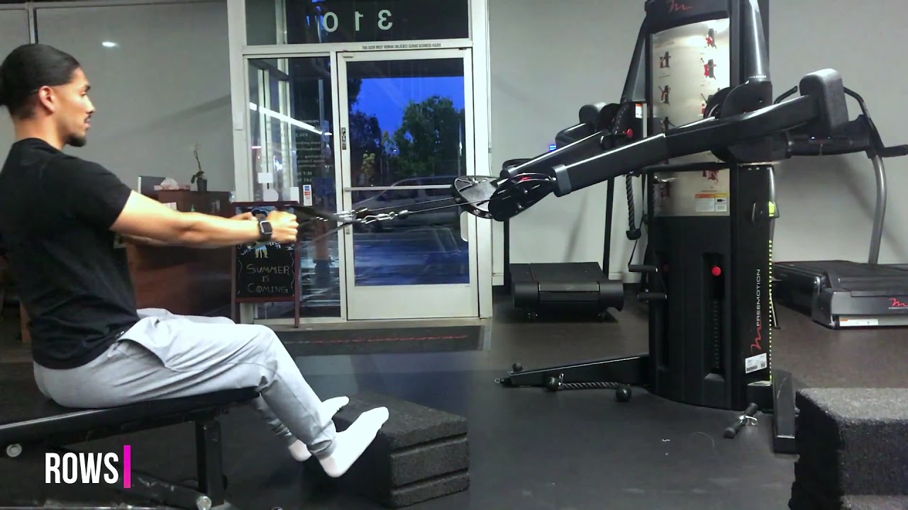 Seated Rows (Modified) - YouTube