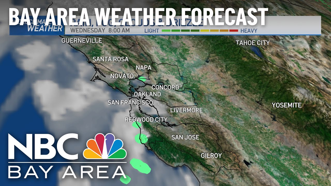 Bay Area Forecast: Patchy AM Fog, Rain Chance Ahead - YouTube