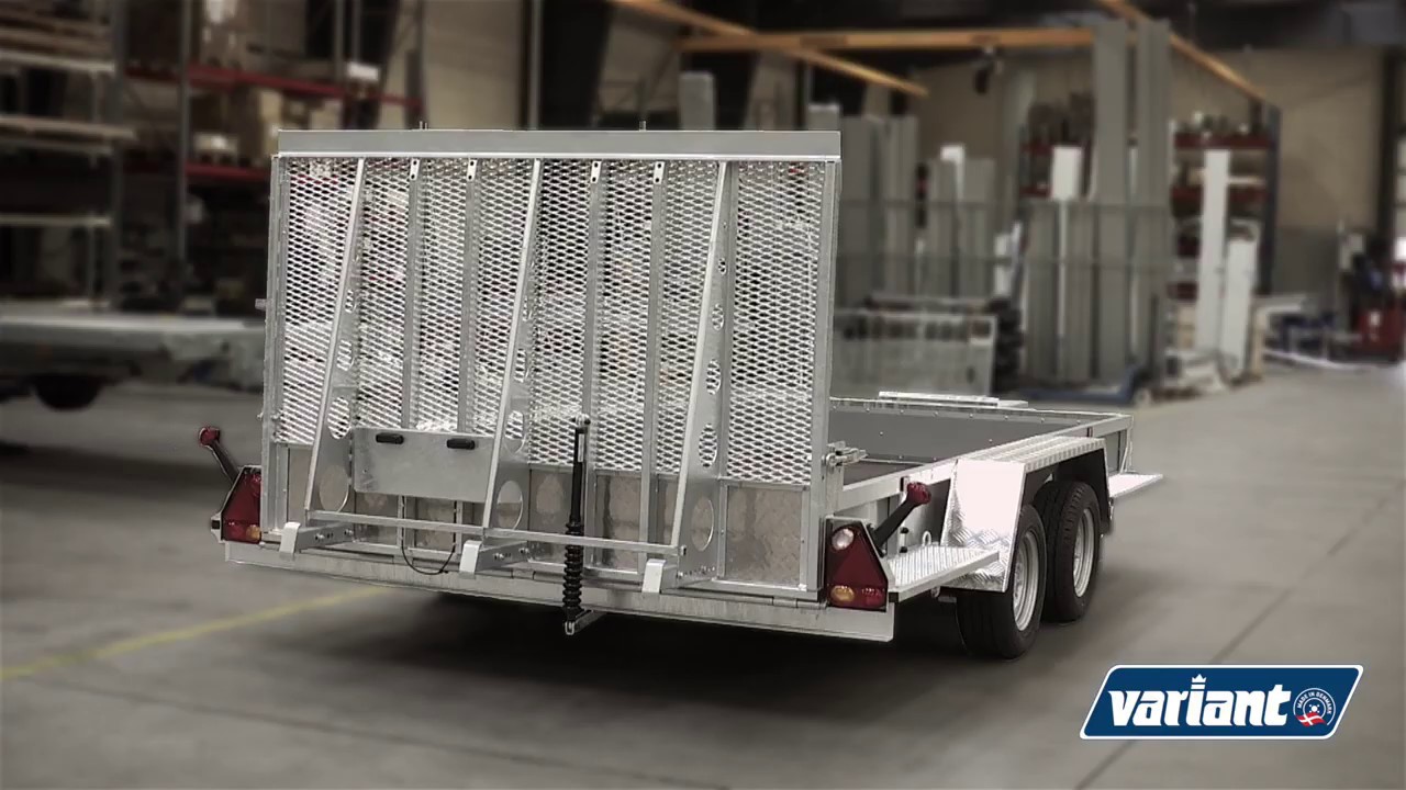 Machinery Trailer | Variant Trailers - YouTube