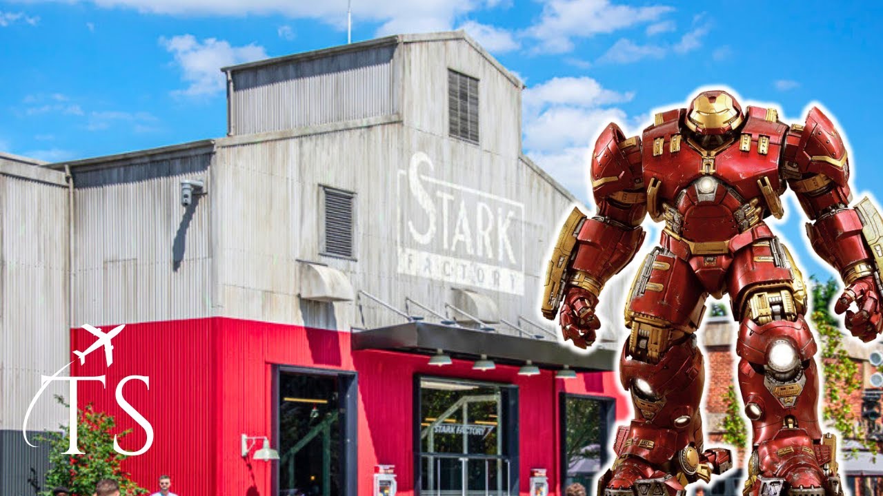 STARK FACTORY RESTAURANT TOUR | MARVEL AVENGERS CAMPUS | WALT DISNEY ...
