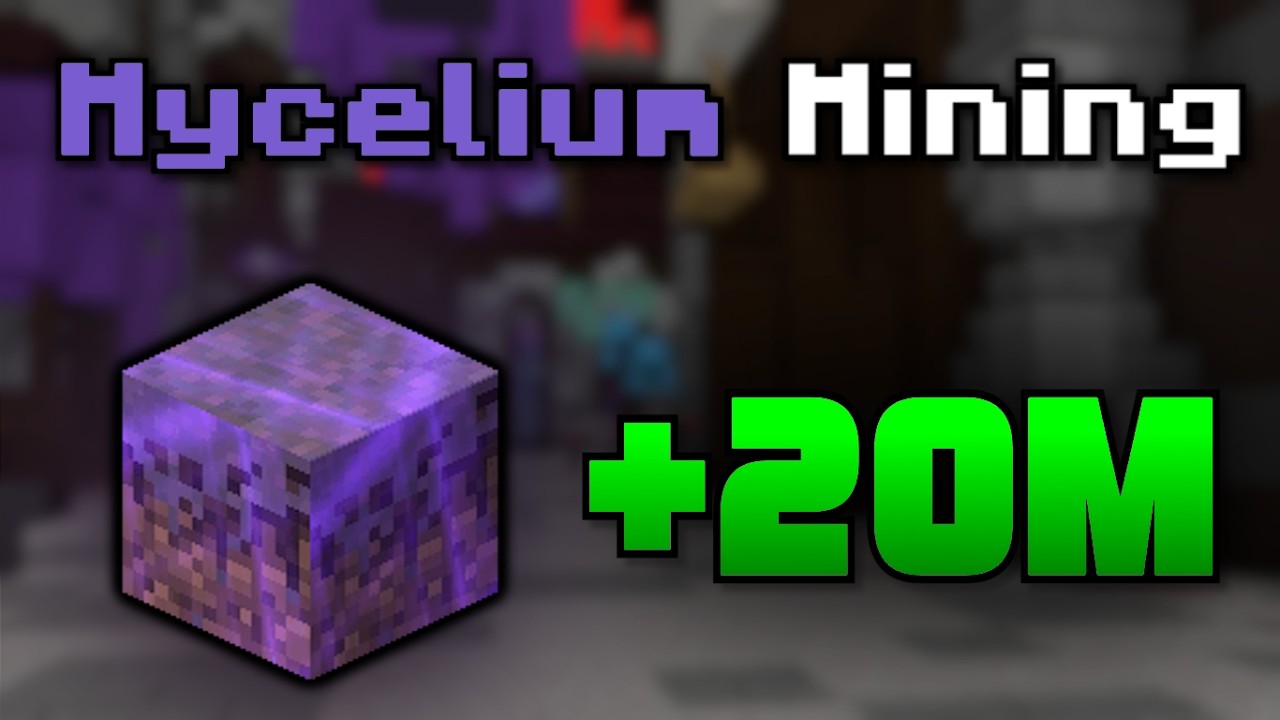 How Mining Mycelium Makes +20 MILLION Coins Per Hour... | Hypixel Skyblock - YouTube