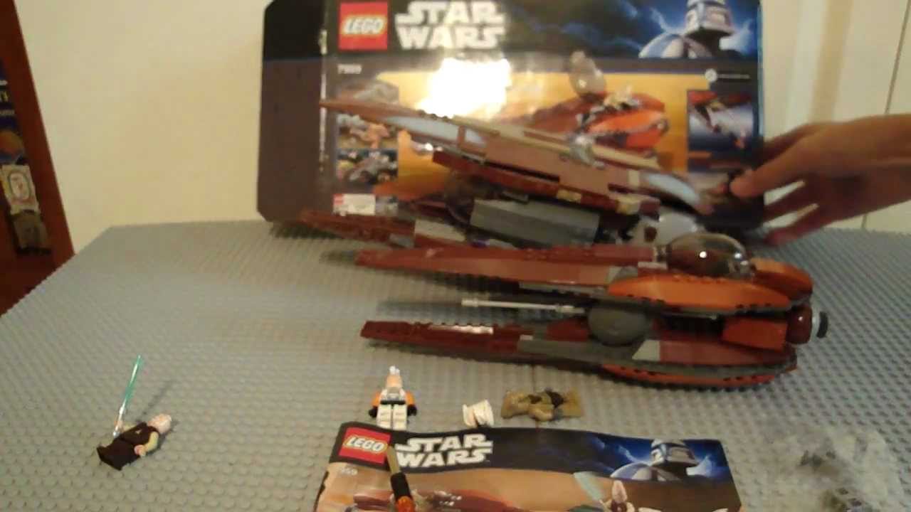 LEGO Star Wars Geonosian Starfighter Review: Set 7959 - YouTube
