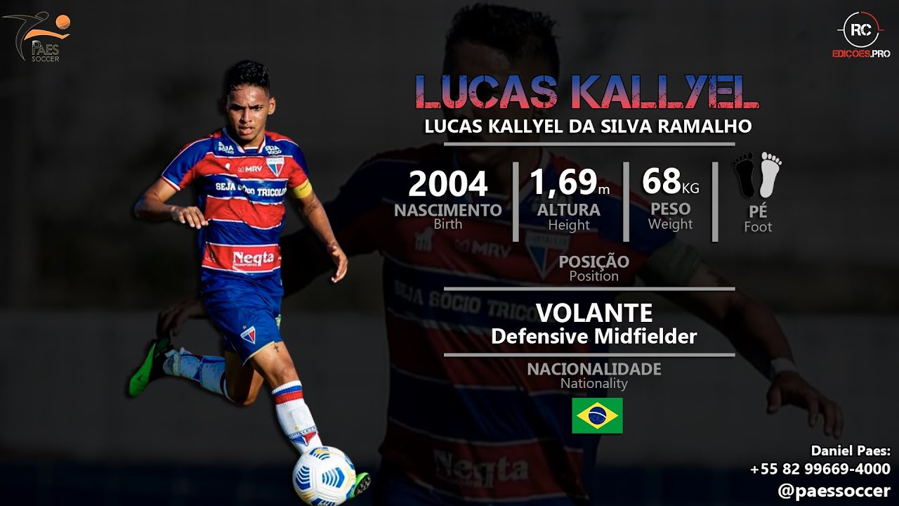 Lucas Kallyel - Volante (Defensive Midfielder) 2004 - 2021/22 - YouTube