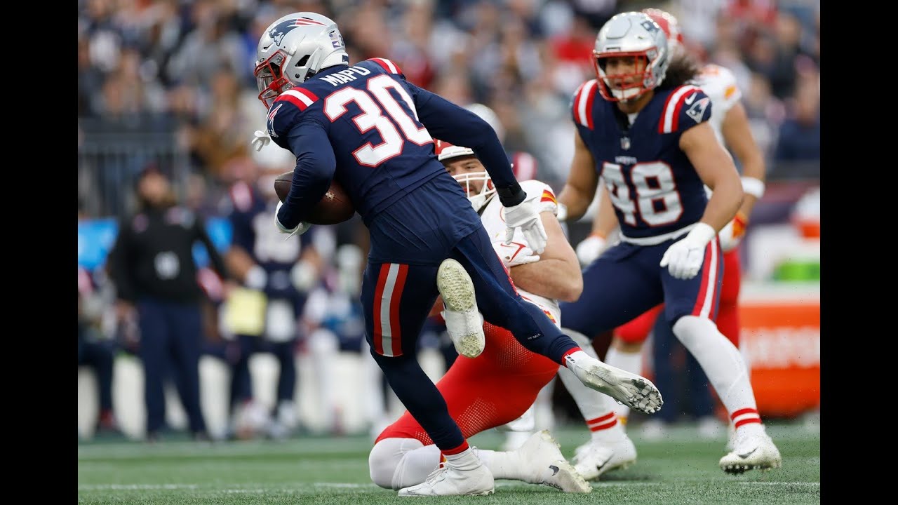 Marte Mapu & Tavai - Interceptions - New England Patriots vs Kansas ...