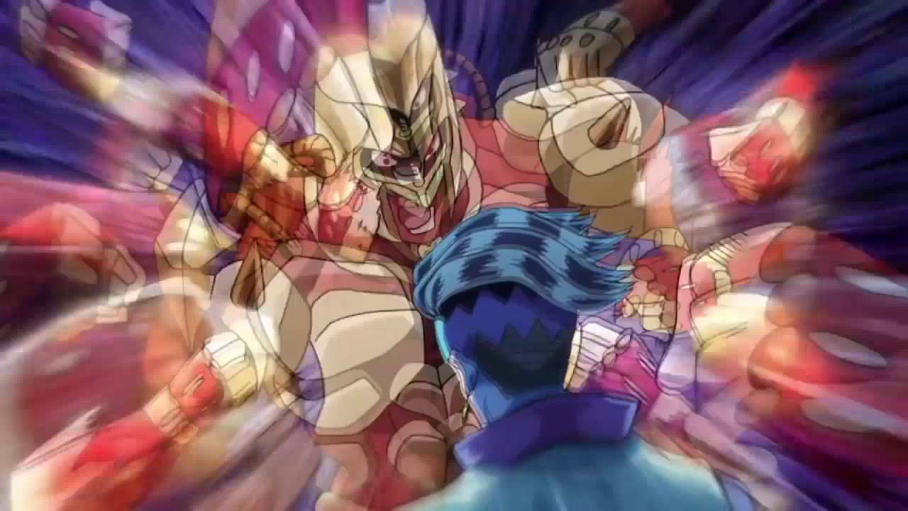 josuke beats up rohan but its much more satisfying - YouTube