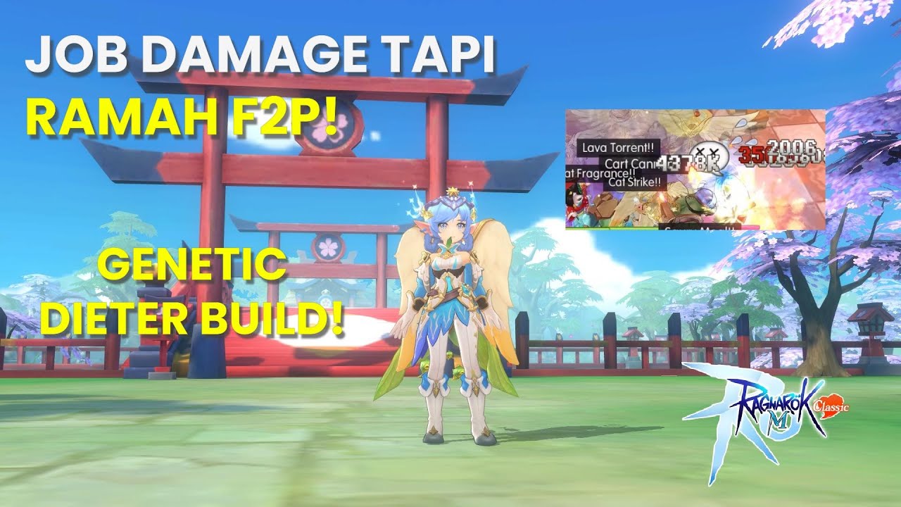 4M DAMAGE!! JOB OVERPOWER BUAT F2P?! GENETIC DIETER BUILD - Ragnarok M ...