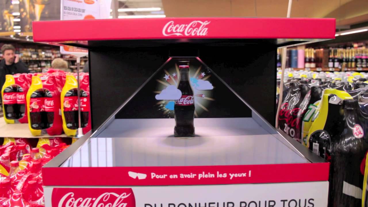 Coca Cola Hologram PLV - YouTube