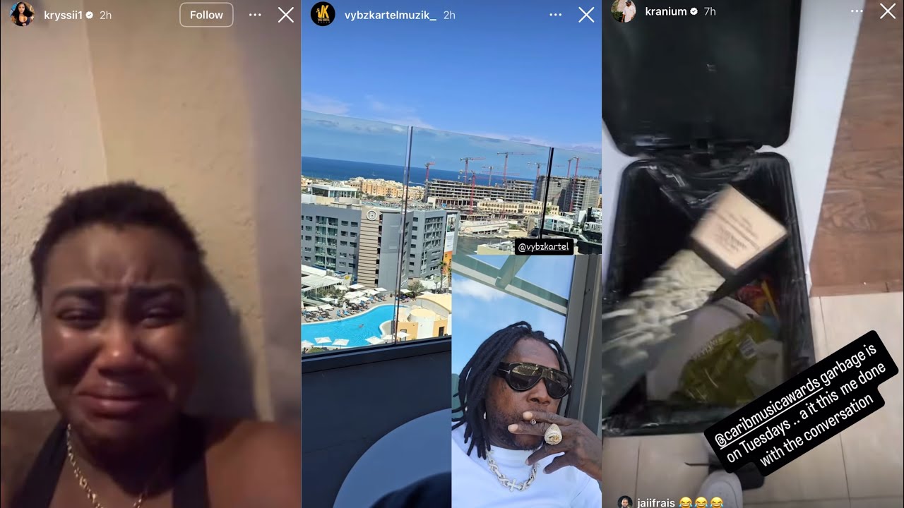 VYBZ KARTEL LIVING BEST LIFE,KRYSSII MAN HER UP&KRANIUM SASH THE AWARD ...