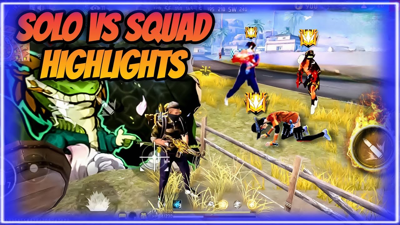 Highlights after OB 43 Update| Solo Vs Squad Highlights|Free Fire ...