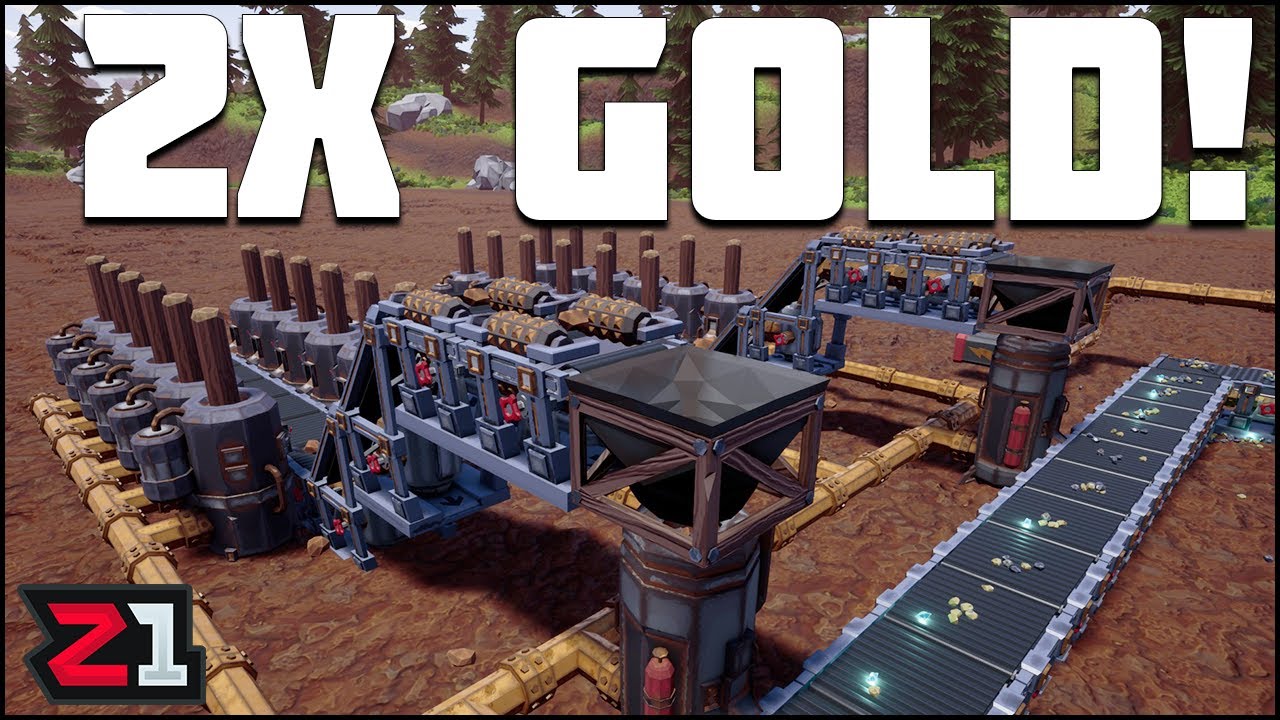 Double the Factory, DOUBLE THE GOLD! Hydroneer Ep.8 | Z1 Gaming - YouTube