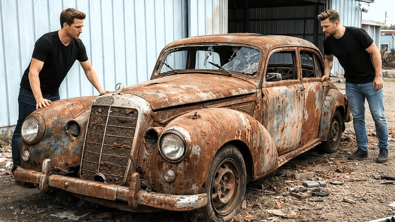 ASMR Car Restoration! Abandoned 1950 Mercedes-Benz 170 S Full Rebuild ...