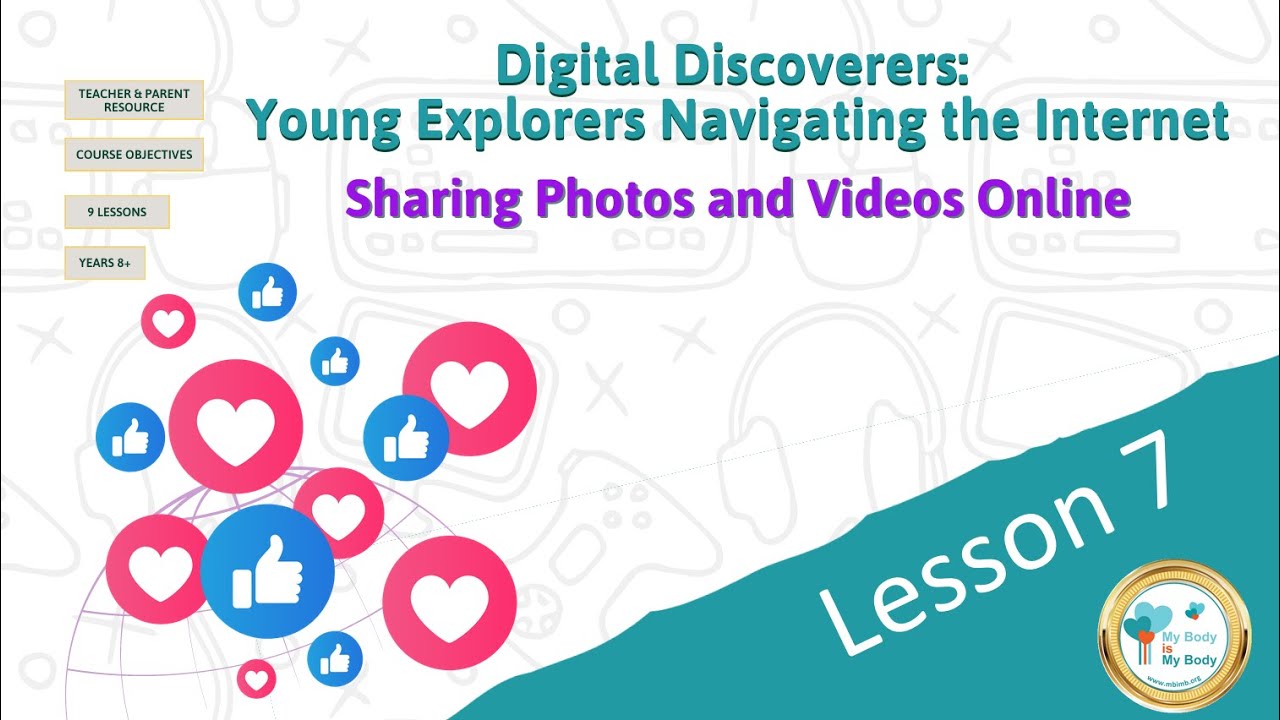 Digital Explorer - Sharing Photos and Videos Online -Lesson 7 #sharingphotos #videos # ...