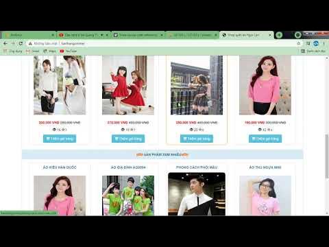 Hướng dẫn cài đặt và demo source code website bán hàng quần áo online ...