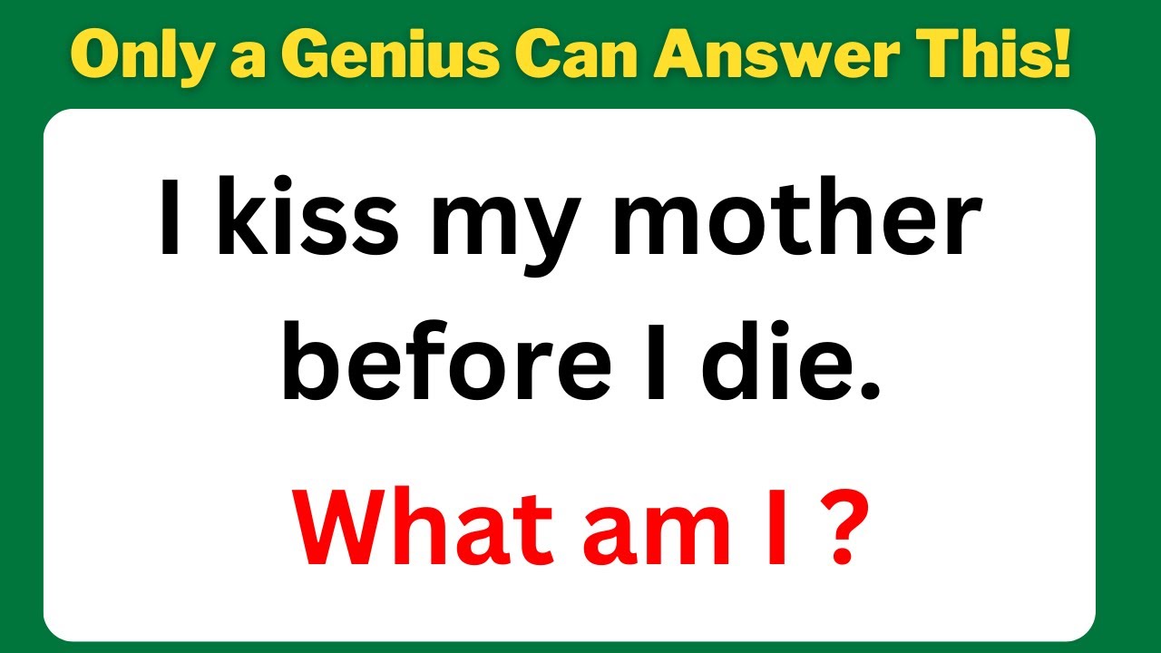Only the Smartest Minds Can Answer These 15 Tricky Riddles | Think You ...