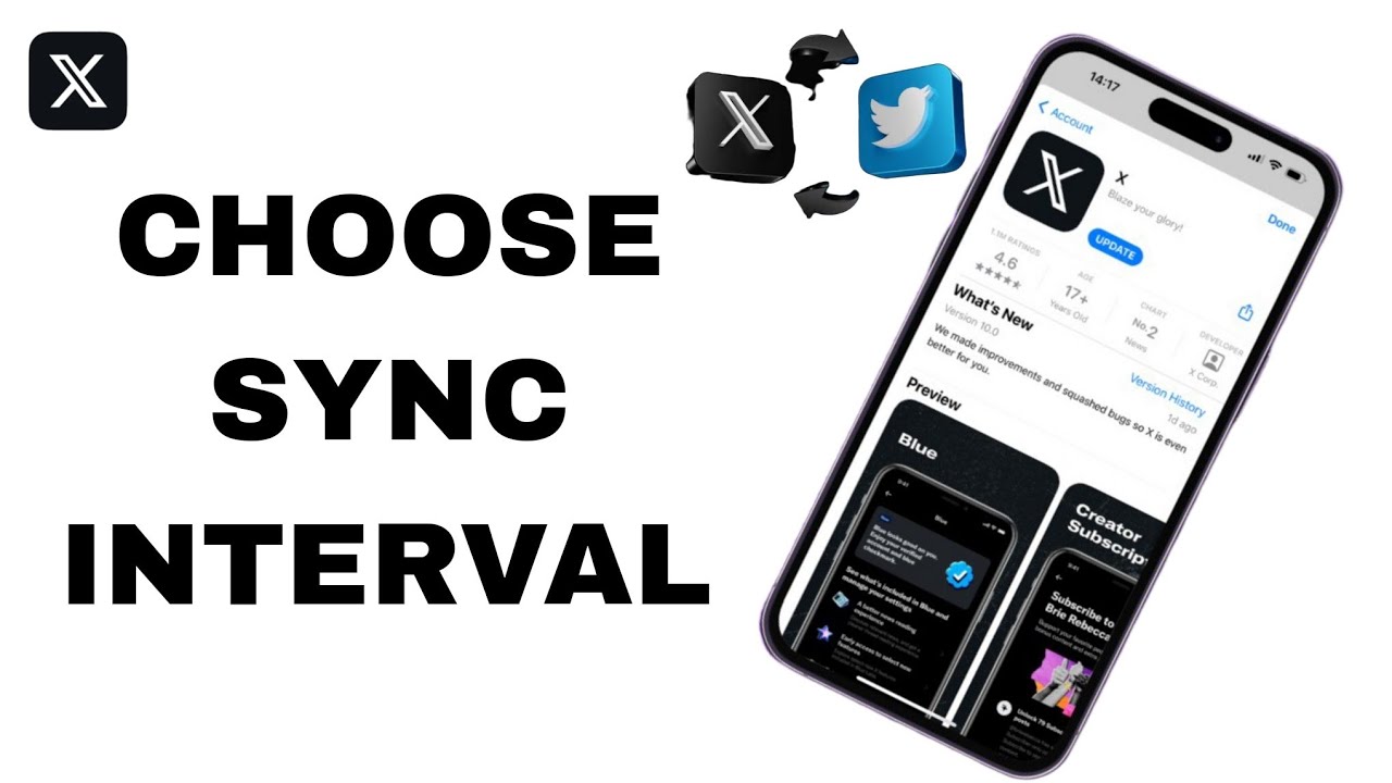 How To Choose Sync Interval On X Twitter App - YouTube