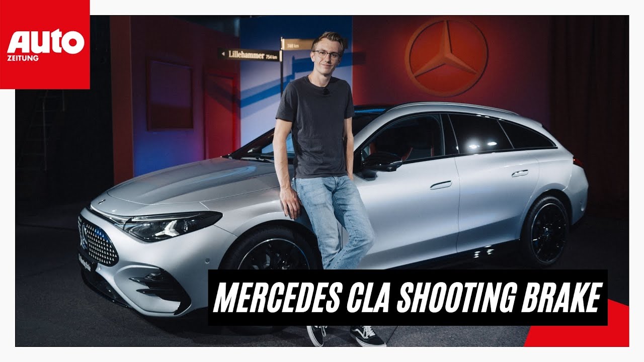 Mercedes CLA Shooting Brake (2025): Erster Elektro-Kombi mit Stern im ...
