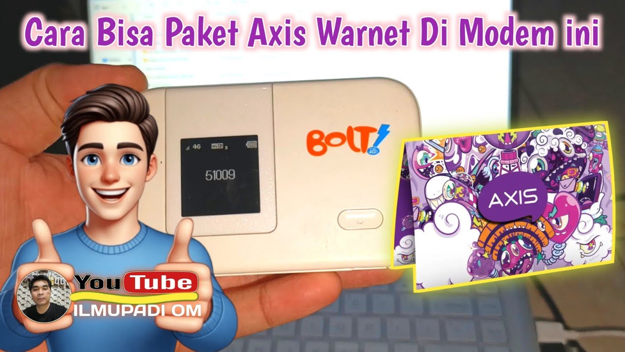 Cara Agar Modem Bolt E5372s ini Bisa Menggunakan Paket Axis Warnet - YouTube