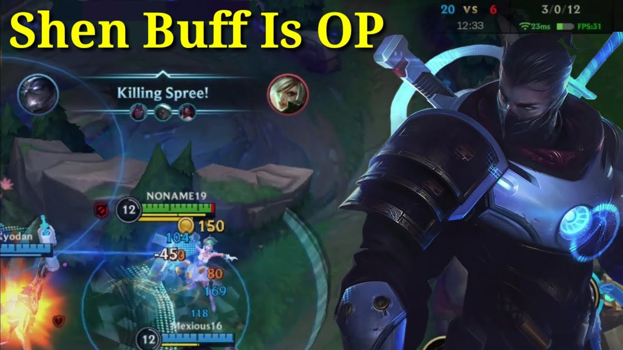 Shen Buff Is Over Power To Jungle ! Tier S Patch 3.5A Gameplay Shen ...