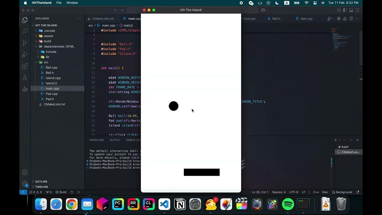 My first C++ SFML game - YouTube