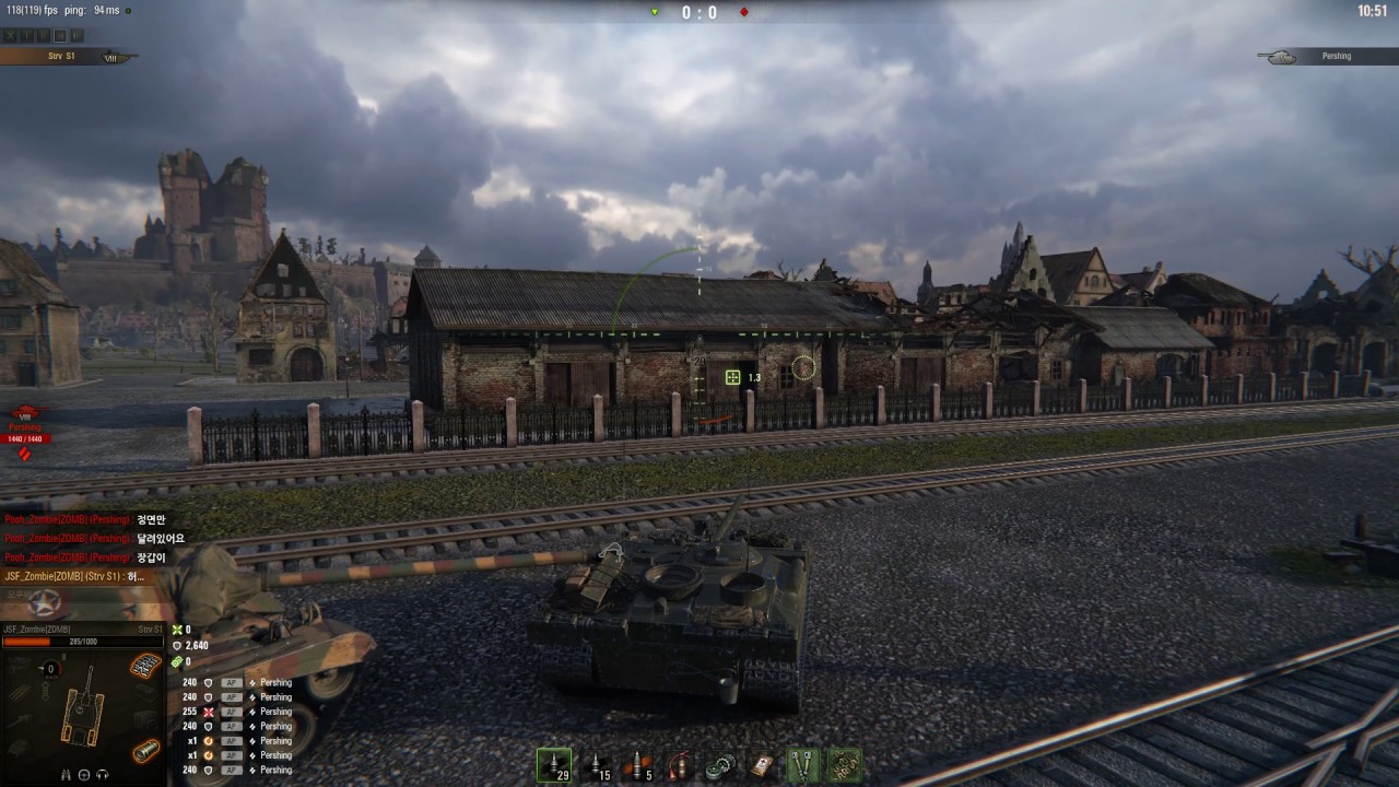 월드 오브 탱크(World Of Tanks) 스트리스방 S1(Strv S1) 도탄테스트(3/3) - YouTube