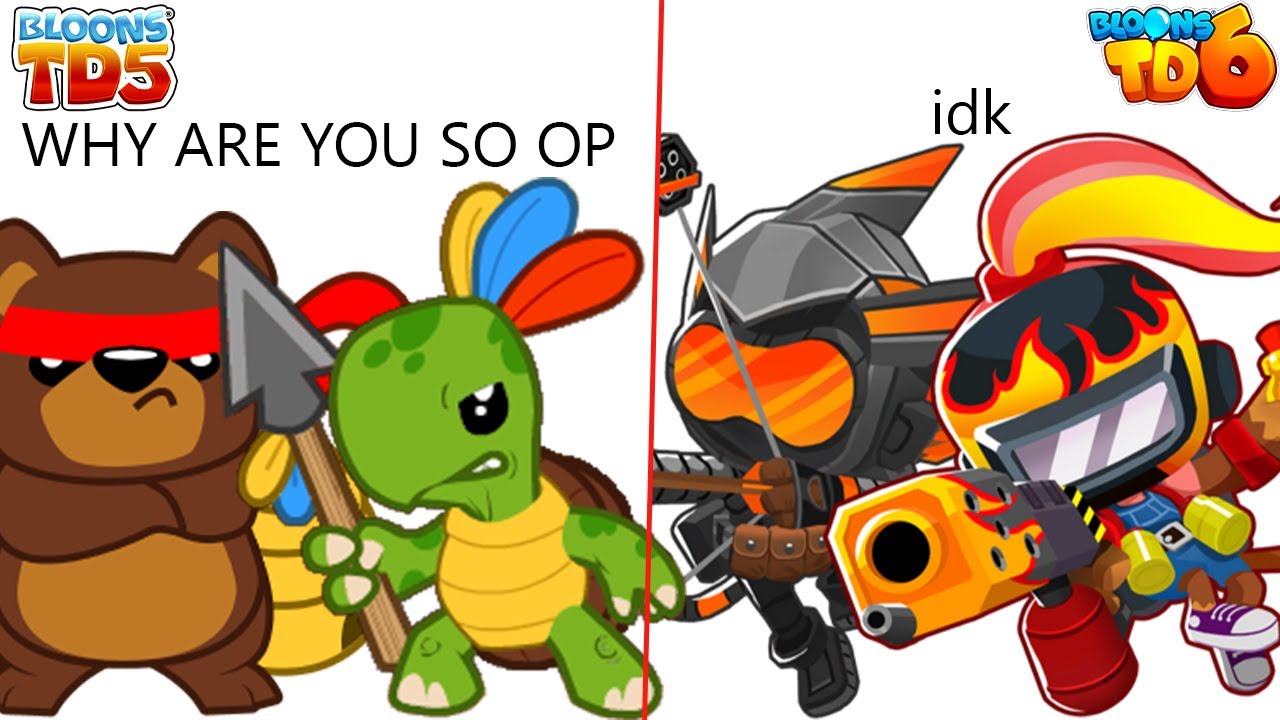 BTD5 SPECIAL AGENTS MEET BTD6 HEROES - YouTube