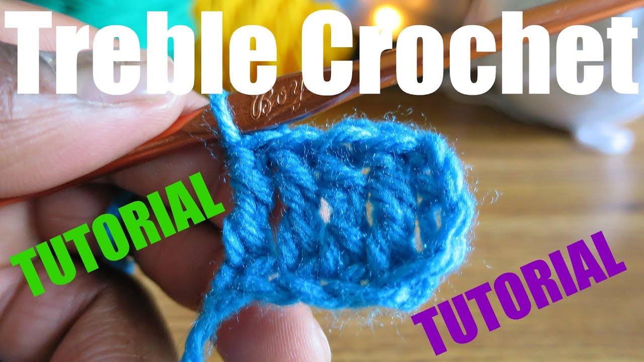 Treble Crochet (tr) Stitch | Tutorial for Beginners - YouTube