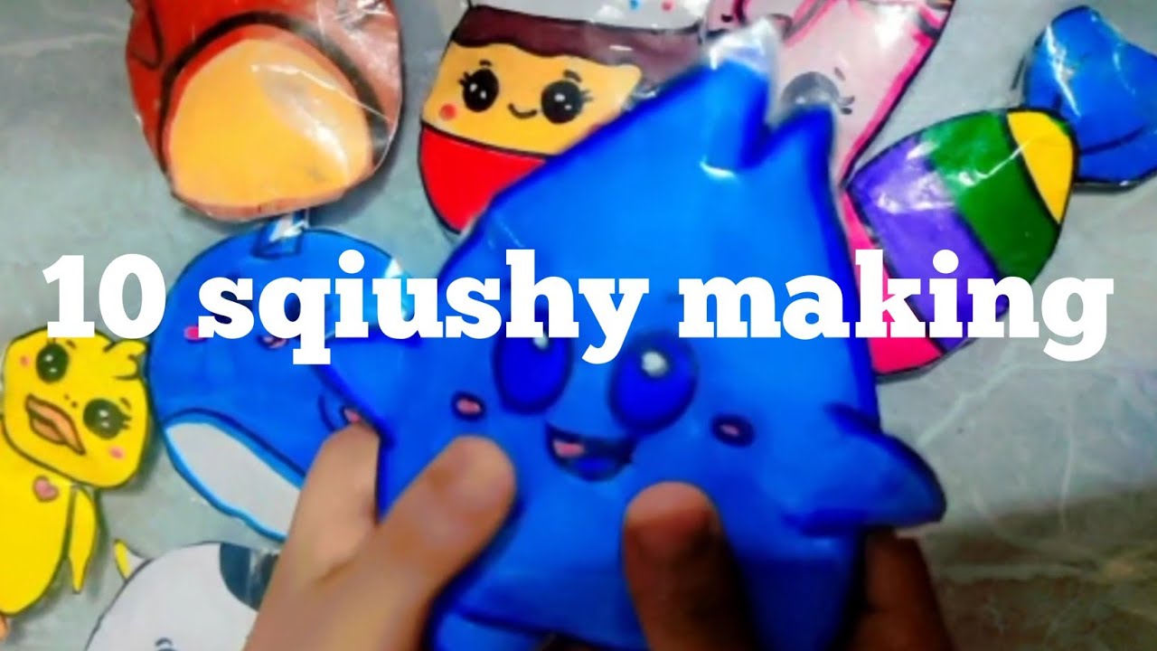 I made 10 squishy /it,s a challenge /l completed this challenge in two ...
