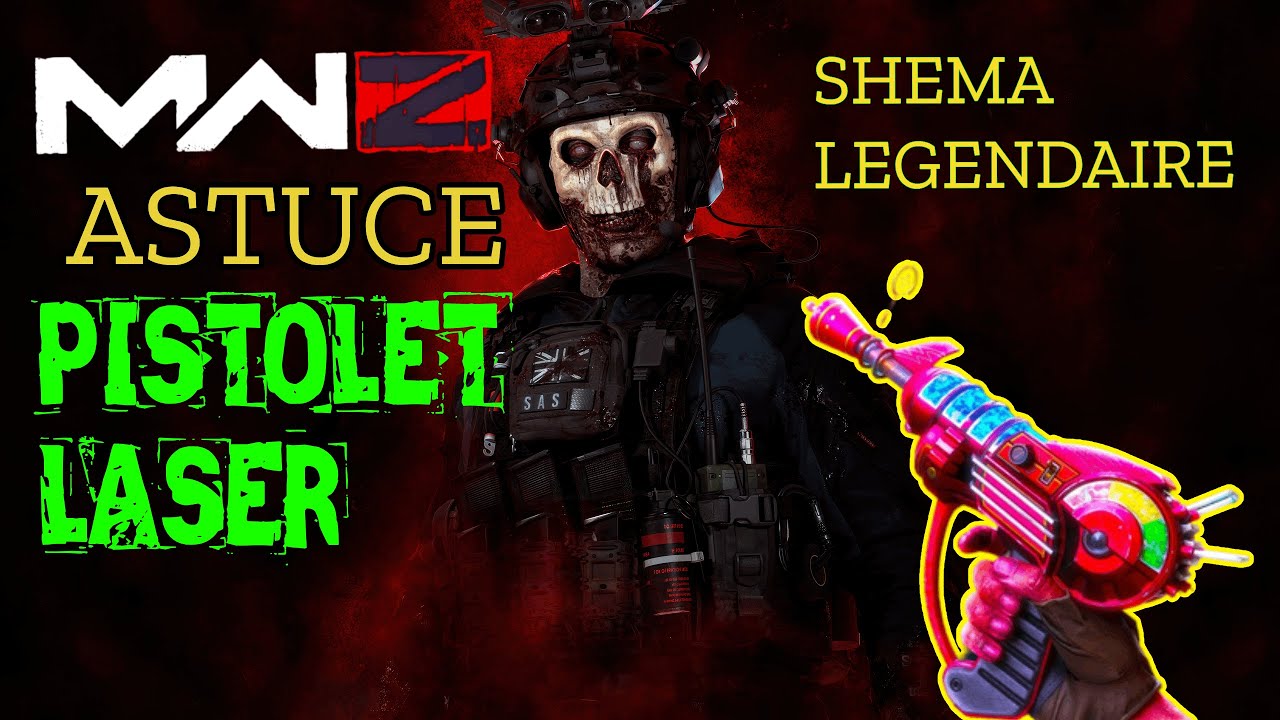 Comment avoir le shéma pistolet laser en zombie MWZ - YouTube