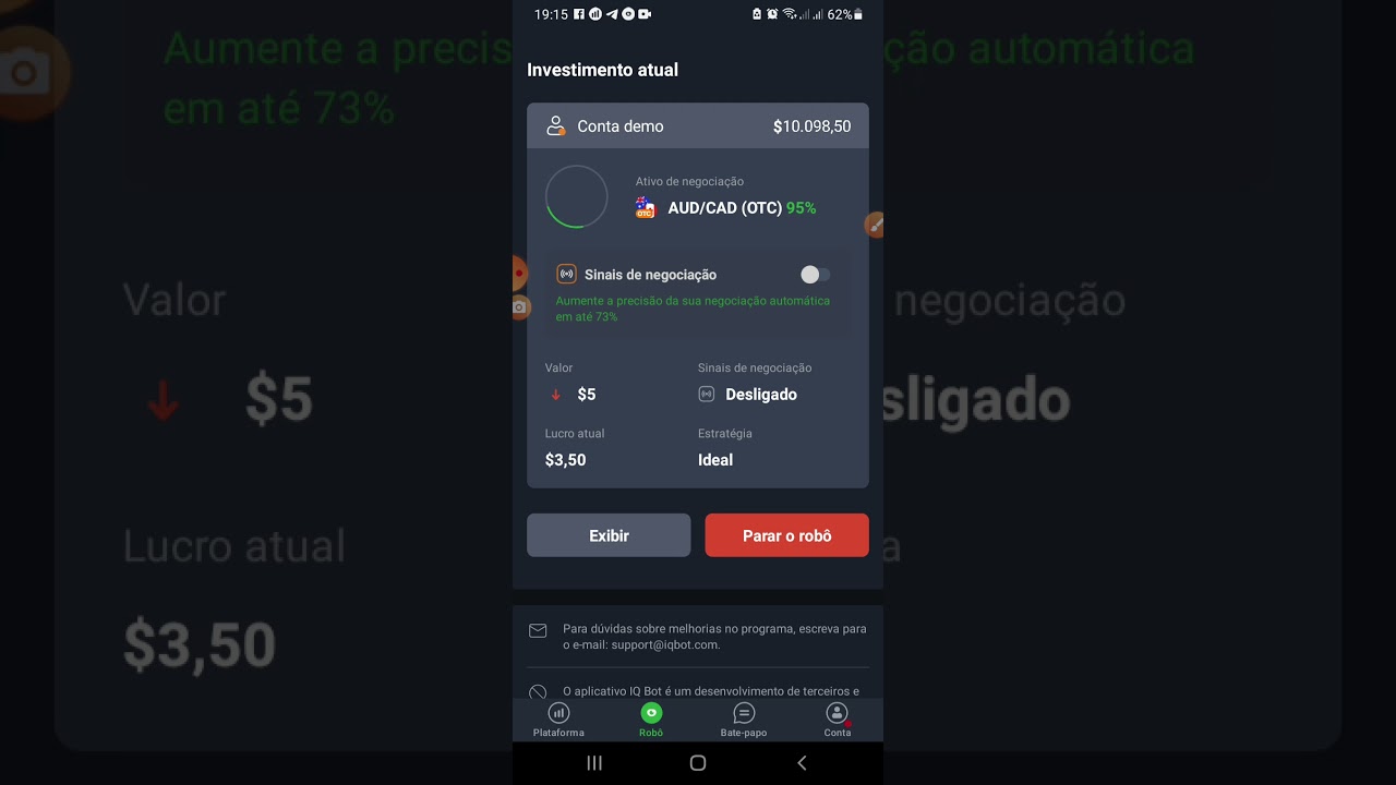 estratégia para robo da iq bot, da iq óption. - YouTube