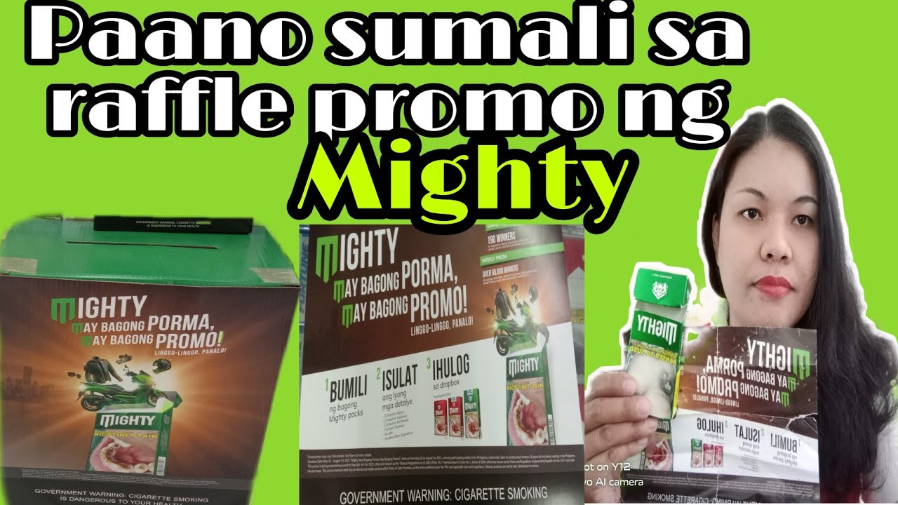 PAANO SUMALI SA RAFFLE PROMO NG MIGHTY - YouTube