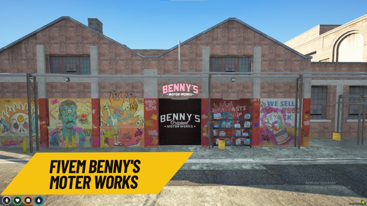 Fivem benny's moter works | Fivem Mods | Interior & map for Roleplay ...
