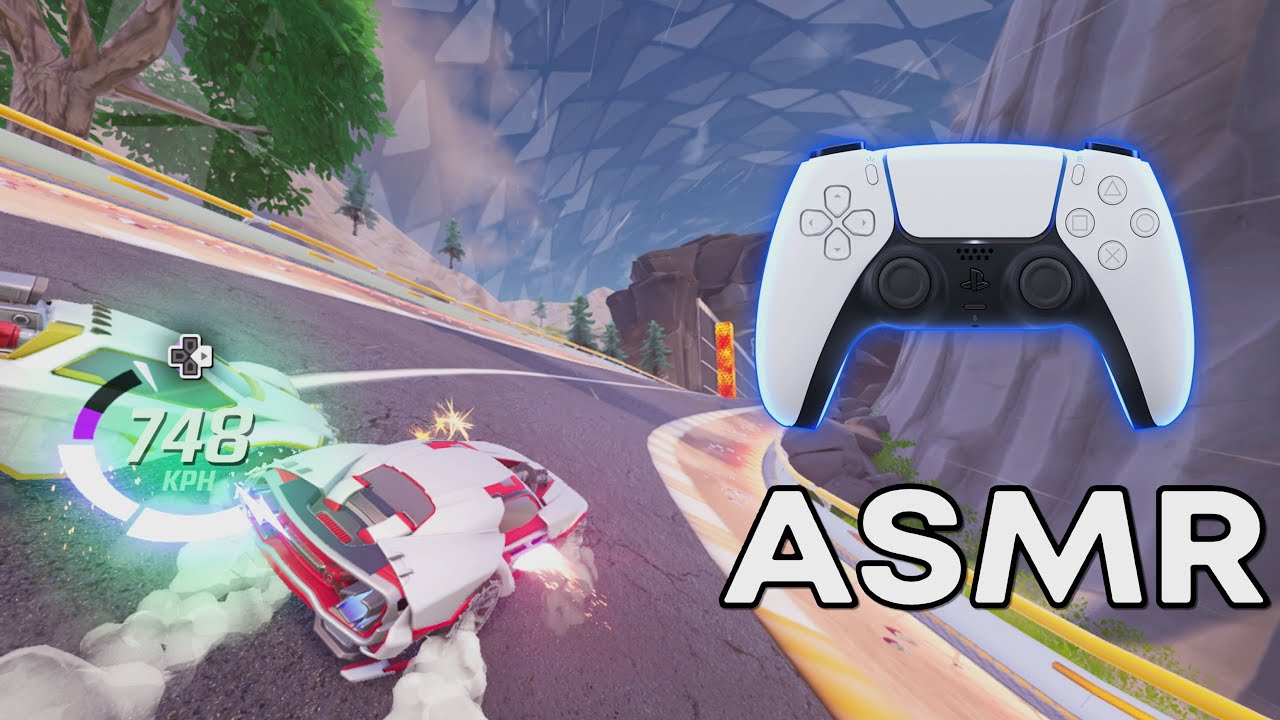 PS5 ASMR While Playing Ranked| Rocket Racing PS5 120fps - YouTube