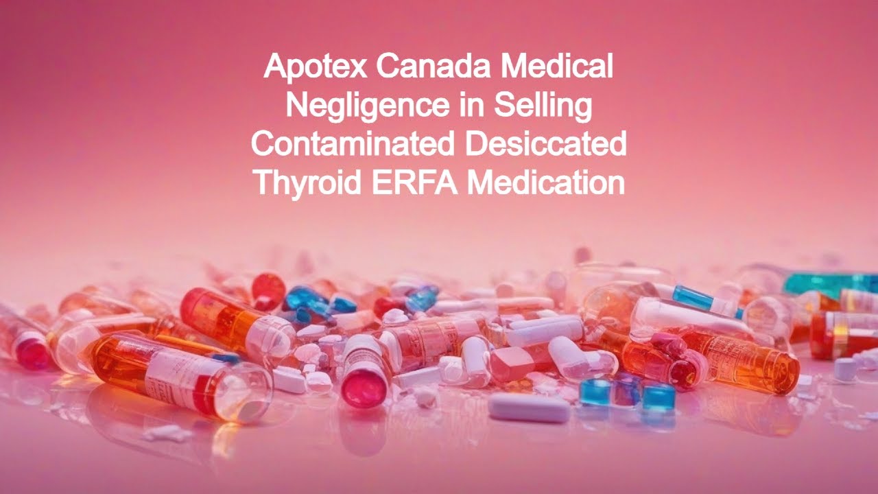 Apotex Canada Medical Negligence in Selling Contaminated Desiccated ...