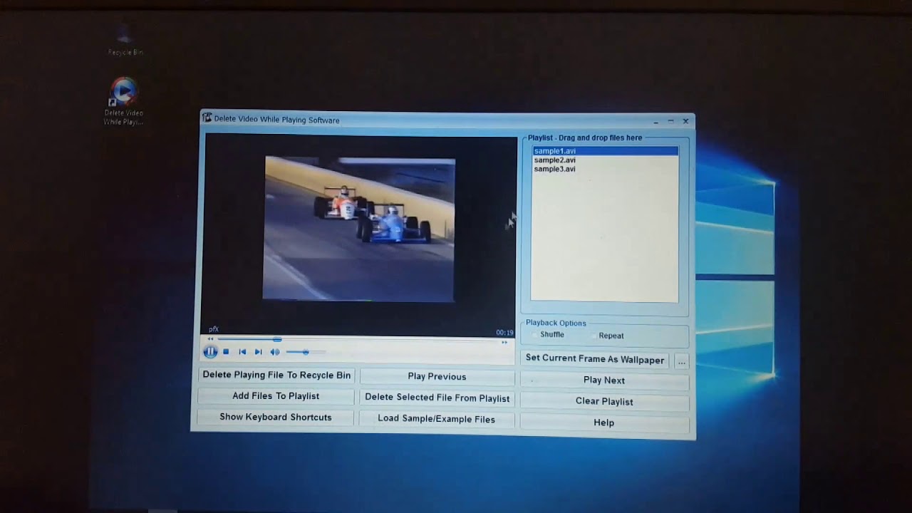 How To Use Delete Video While Playing Software - YouTube