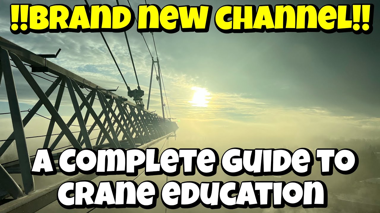 Brand new channel!! Everything you need to know about cranes and the ...
