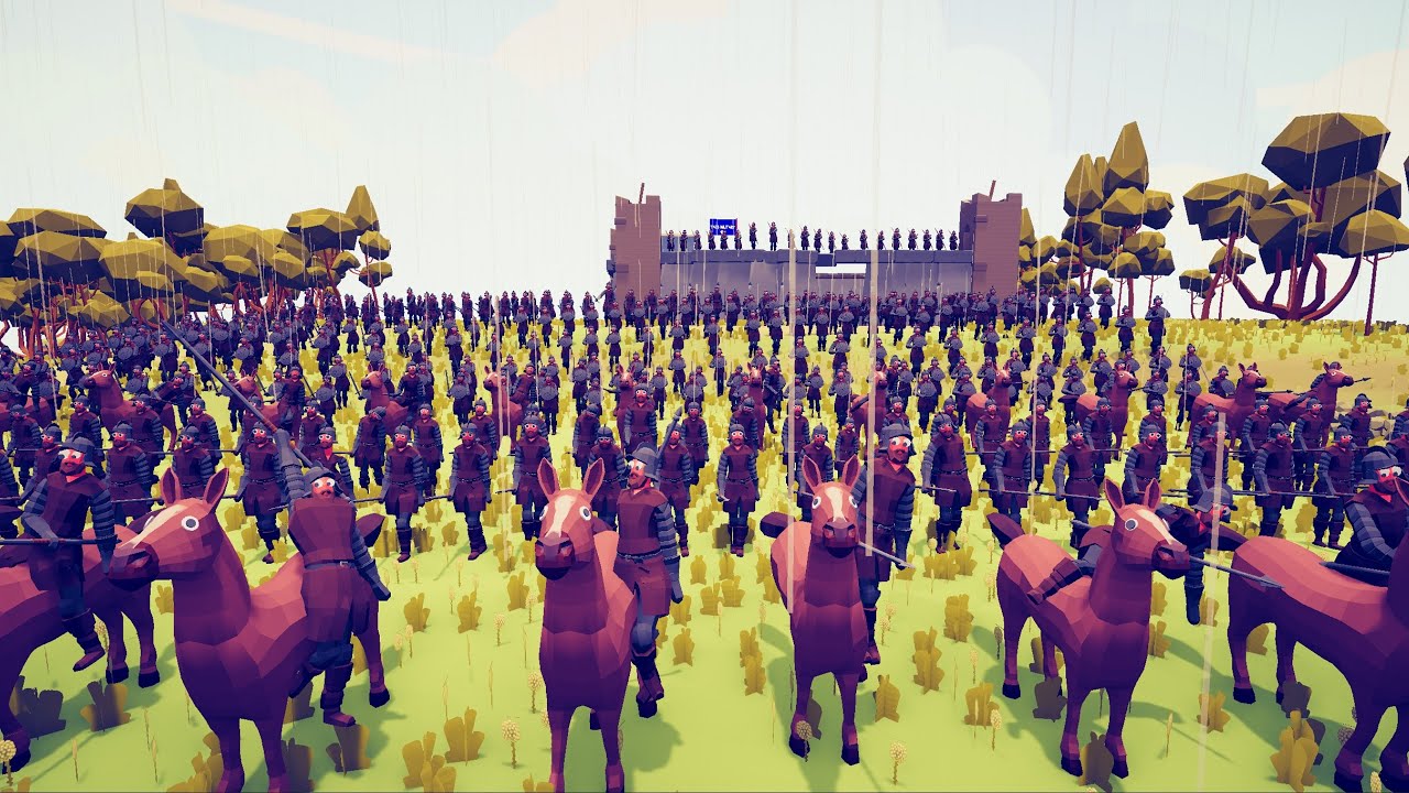 CAN 150x KNIGHT CAPTURE MEDIEVAL CASTLE? - Totally Accurate Battle ...