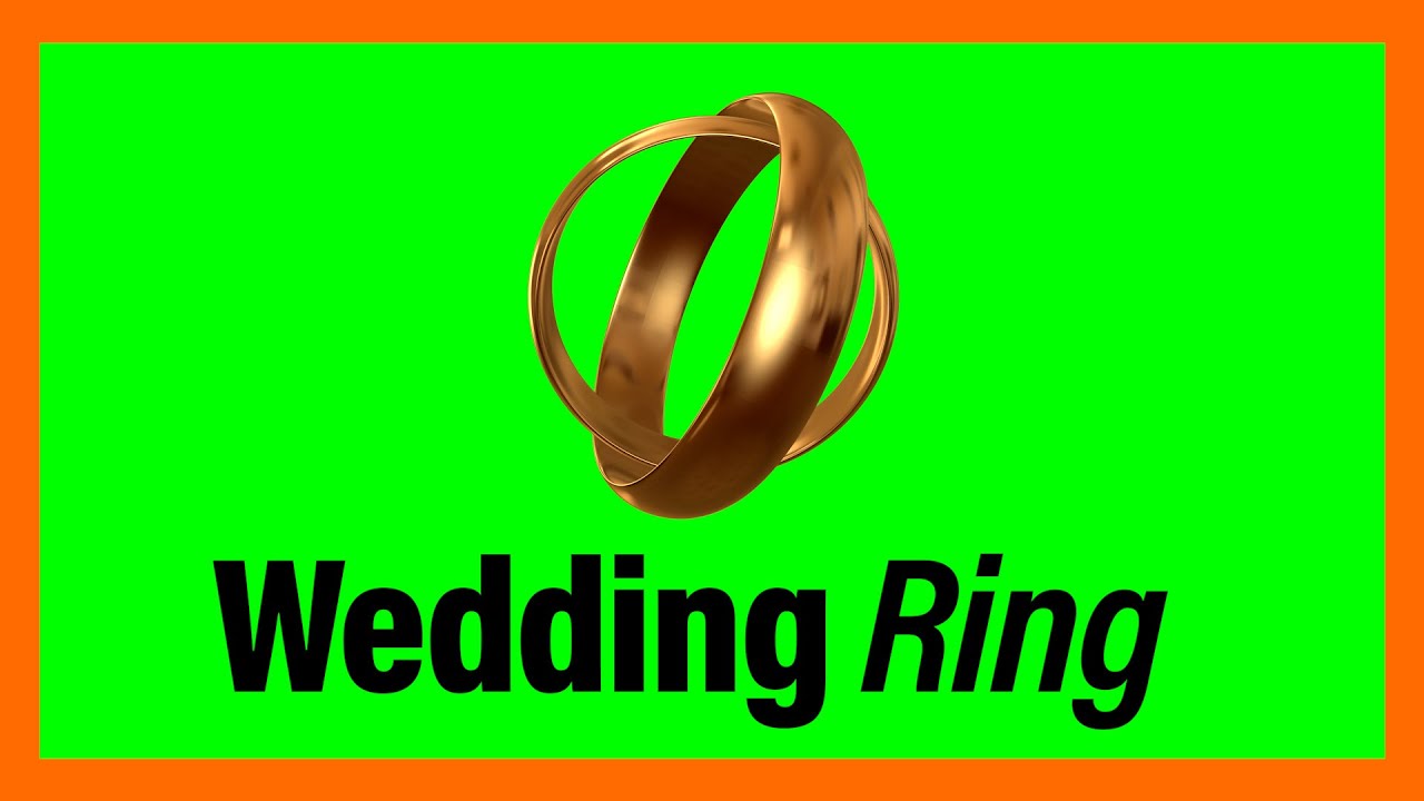 Green Screen Wedding Ring Background Loop Animation #wedding #ring ...