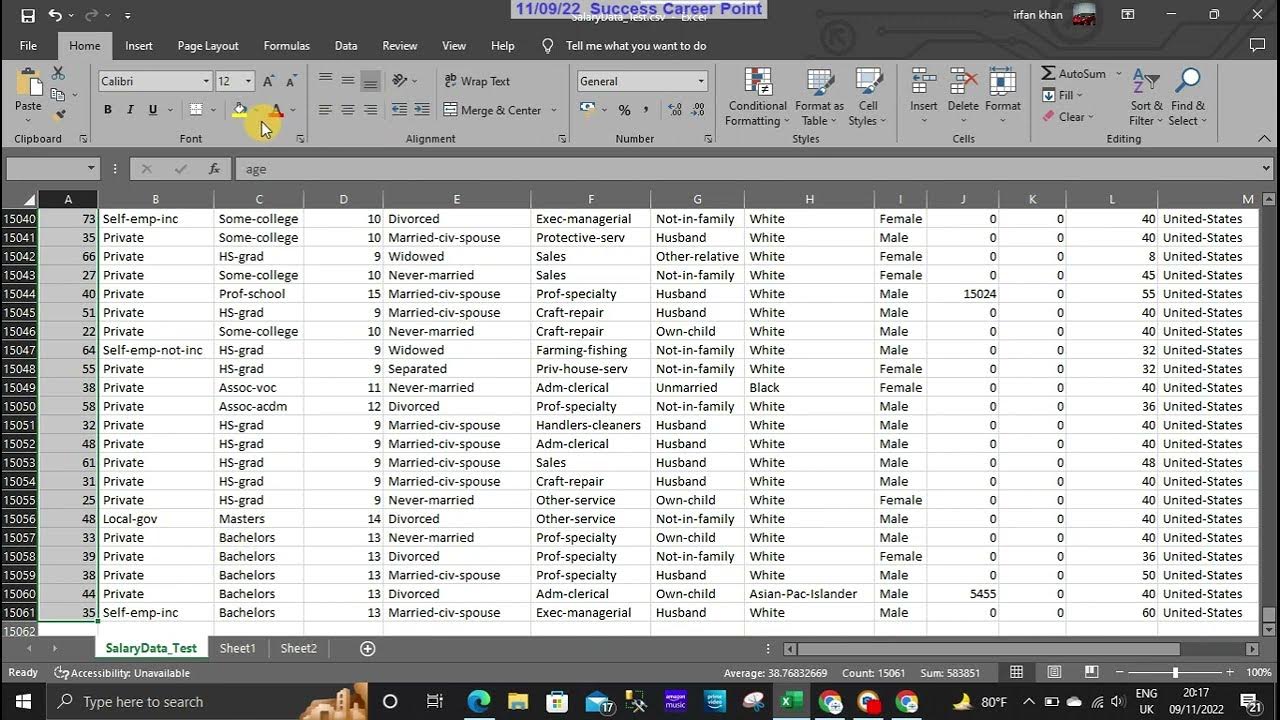 Basics of Excel | Part - 4 - YouTube